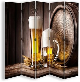 Gario Paraván Pivo Rozměry: 180 x 170 cm, Provedení: Klasický paraván