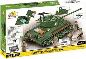 COBI 3118 II WW Sherman M4A2E8 / 880 kostek / 5 figurek / 1:28 / od 10