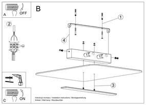 Stropní svítidlo Azalia, 1x mléčné skleněné stínítko,