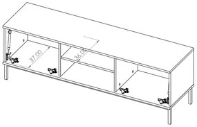 Tv stolek Quebec 2D (hikora). 1051876