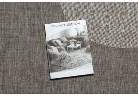 Dywany Luszczow Kusový koberec SISAL FLOORLUX 20078 stříbro / černý Rozměr koberce: 140 x 200 cm