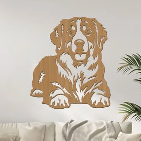 dřevo života Dřevěný obraz Bernského salašnického psa Rozměry (cm): 35x40, Barevný vzor: Buk