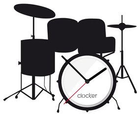 Clocker Nalepovací hodiny Drums