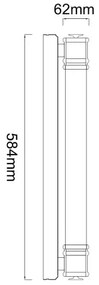 Designové nástěnné svítidlo Omi 60 zlatá