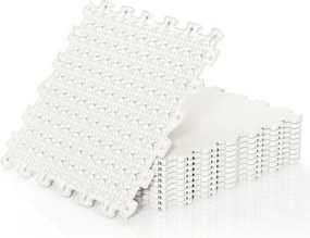 Costway 10 Pack Dryland syntetické ledové dlaždice pro tréninkovou hokejovou