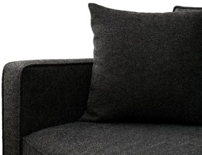 Hanah Home Třímístná pohovka BERLIN antracitová 222 cm 825BLC2796