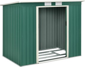 Juskys Zahradní domek M 213×130×173 cm - tmavě zelený