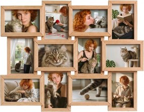 Multirám na 12 fotek FINES, fotorámeček koláž 45 x 59 cm