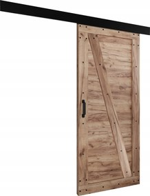 Posuvné dveře s krycí lištou ADIO 4 dub Craft zlatý 80