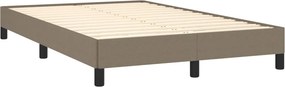 Box spring postel s matrací taupe 120x190 cm textil 3269734