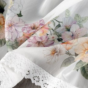 KRÁTKÁ ZÁCLONA NA PÁSCE FLOWERY 150X30 CM KVĚTY