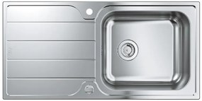 Grohe Dřezy - Dřez K500, 1000x500 mm, kartáčovaná nerez 31563SD1