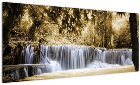 Vodopády - obraz (100x40cm)