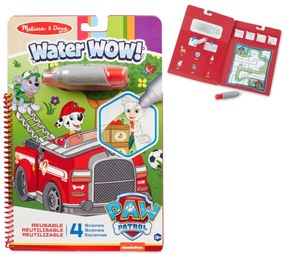 Kouzelné malování vodou Tlapková patrola/Paw Patrol omalovánky/blok 19x28cm + štětec, 4 listy