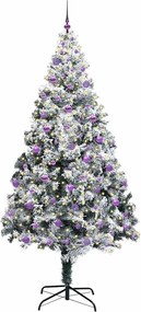 Umělý vánoční stromeček Bílá 240 cm PVC, ocel a plast 3396986