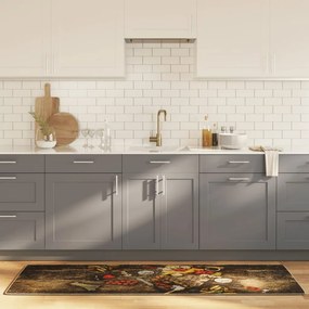 Kuchyňský koberec vícebarevný 60x180 cm pratelný 136627