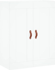 Skříň highboard bílá 69,5 x 34 x 180 cm kompozitní dřevo 3200041