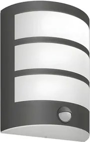 Philips Python IR 6W antracitová / LED venkovní nástěnné svítidlo s po