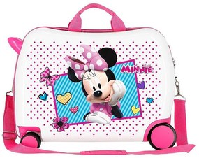 JOUMMABAGS Dětský kufřík na kolečkách Minnie Joy MAXI ABS plast 34 l