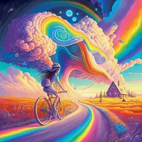 YAZZ Puzzle Bikable / 1023 dílků / 60 x 60 cm
