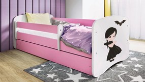XXXLutz POSTEL PRO DĚTI A MLÁDEŽ 80/160 cm, bílá, pink MID.YOU - Dětské pokoje sestavy - 00214200024D