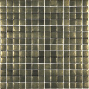Hisbalit Skleněná mozaika zlatá; bronzová Mozaika 704 2,5x2,5 (33,3x33,3) cm - 25704LH