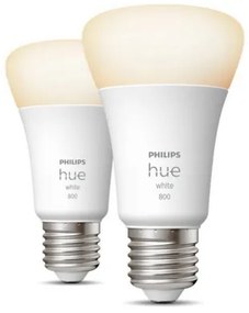 LED žárovka E27 Philips Hue 2ks 9W (60W) teplá bílá (2700K) stmívatelná