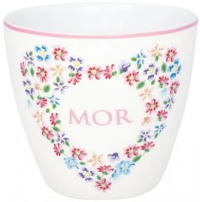 GreenGate Porcelánový hrnek na latté Columbine Mor 350ml