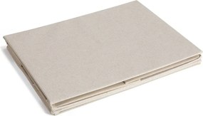 Béžový látkový úložný box s víkem 31x41x22 cm Soft Storage Medium – Bigso