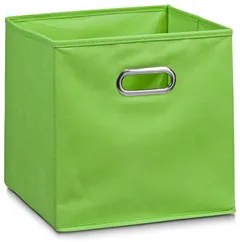 Úložný box flísový zelený 32x32x32cm