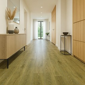 IVC Commercial, PVC podlaha - lino Logitex Ultimate 55 Stockholm T42, na míru, šíře 2m,4m, hnědá, filc, chodba / předsíň