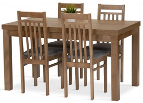 Jídelní sestava LEJLA stůl + 4 židle