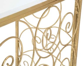 Designová konzole Bellachay 140 cm zlatá