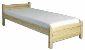 Dřevěná postel 80x200 LK125 (Barva dřeva: Ořech)