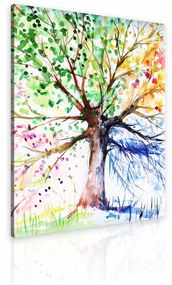 Obraz malovaný strom ročních období II