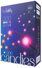 Twinkly TWKP200RGB-G - LED RGB Stmívatelný vánoční řetěz 200xLED 14 m USB Wi-Fi