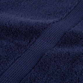 Prémiové ručníky SOLUND 4 ks tmavě modré 100x200 cm 600 g/m² 137270