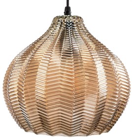 Toolight - Retro skleněná stropní lampa E27 60W APP893-1CP, oranžová, OSW-05695