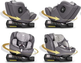 Autosedačka ISOFIX, 0-36kg, šedá | Nukido Prestige