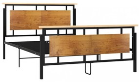 Postel kov / masivní dub / MDF Dekorhome
