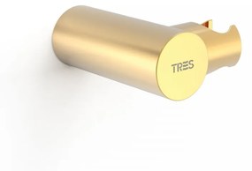 TRES  Nastavitelný kulatý držák, kovový Materiál Mosaz 06183901OR