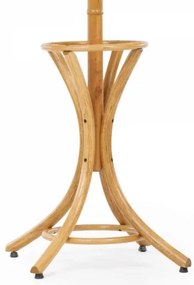 Věšák dřevěný stojanový masiv topol a bříza tmavý dub 185 cm F-2059 OAK
