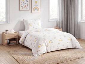 Dětské bavlněné povlečení MAGIC UNICORN bílé, 100% bavlna Rozměr povlečení: 70 x 90 cm | 140 x 200 cm