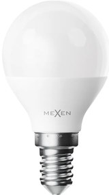 Mexen Nova, LED žárovka E14, G45, 4W, neutrální - 4000K, 420 lm - L101-E14-0440-01