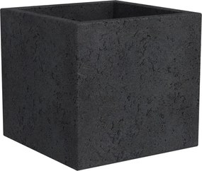 Scheurich Květináč C-Cube 240 pr. 28,5 cm Stony Black