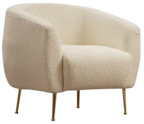 Atelier del Sofa Křeslo Eses Cream Bouclette, Krémová