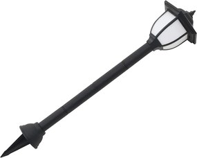 Zahradní solární lampy 6 ks LED černé 277138