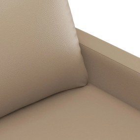 3dílná sedací souprava s poduškami cappuccino umělá kůže 3201427