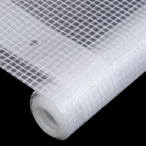 Krycí plachty 2 ks 260 g/m² 1,5 x 10 m bílé 3082807