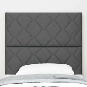 Čelo postele Tmavě šedá 100 cm textil 3337900